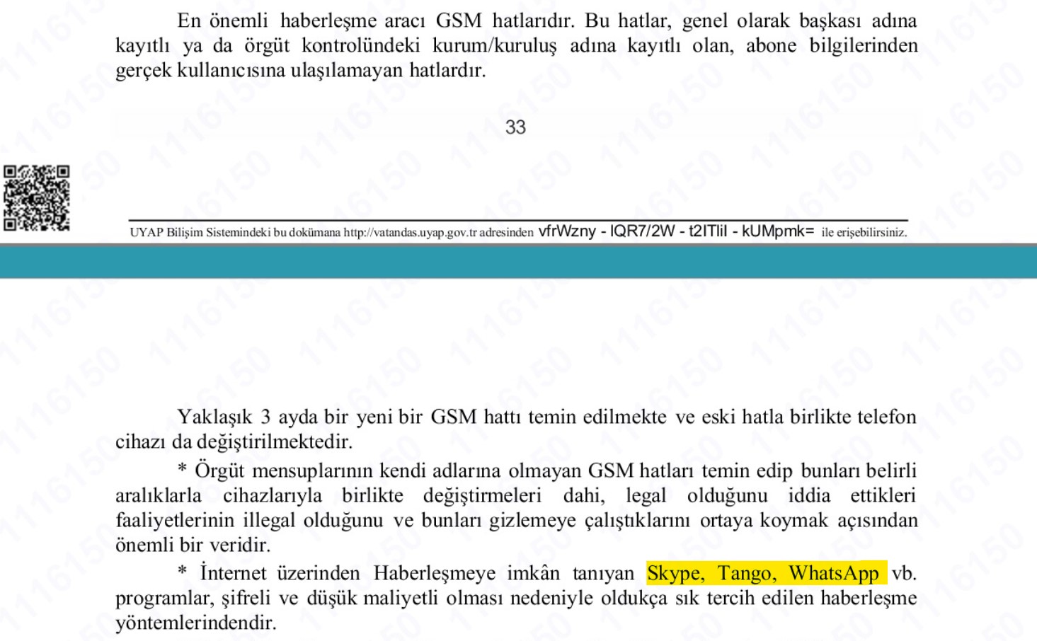 Use of Skype, Tango, TikTok, WhatsApp can be considered terrorist ...